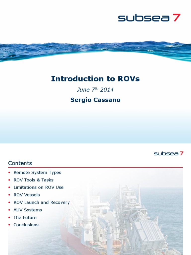 Introduction To ROVs | PDF | Manufactured Goods | Nature