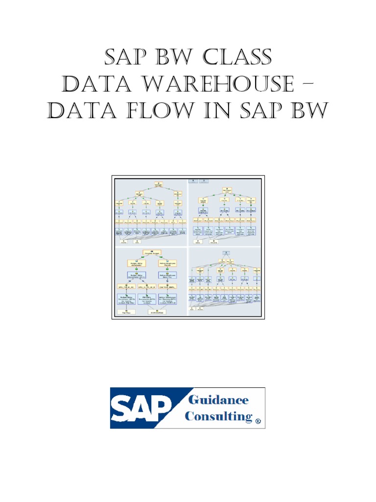 4 - Data Warehouse Data Flow in SAP BW - Guidance Consulting | PDF ...