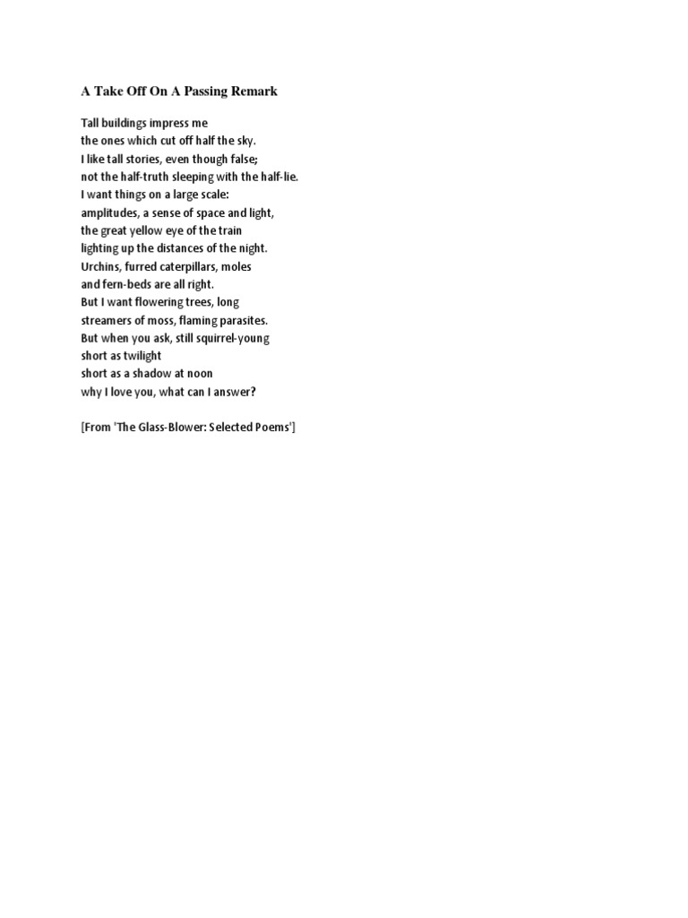 Poetry for Dreamers of Grandeur | PDF