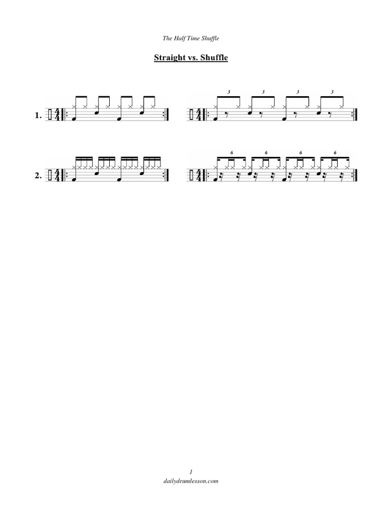 The Half Time Shuffle PDF | PDF