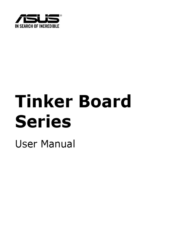 E15215 Tinker Board Series EM WEB | PDF | Operating System | Usb