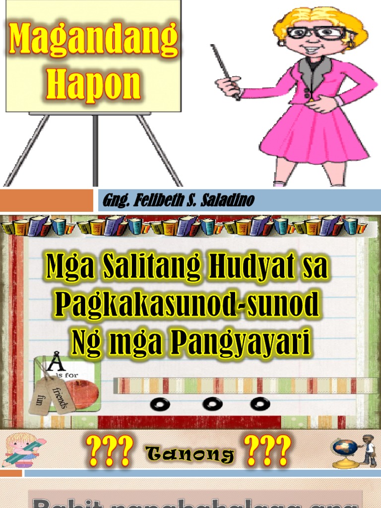 Pagsusunod-Sunod NG Mga Pangyayari | PDF