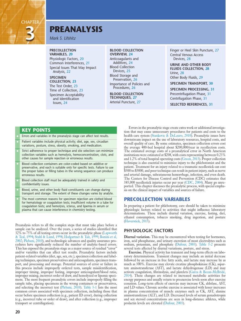 Chapter 3 Henry Clinical Diagnosis and Management by Lab Methods | PDF ...