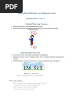 Detailed Lesson Plan About Force and Motion | PDF | Force | Lesson Plan