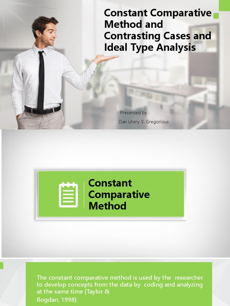 Constant Comparative Analysis | PDF | Case Study | Epistemology Of Science