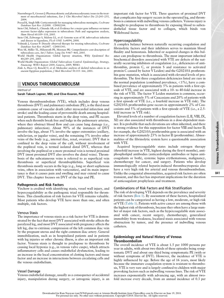 VTE Topic | PDF | Thrombosis | Medical Ultrasound