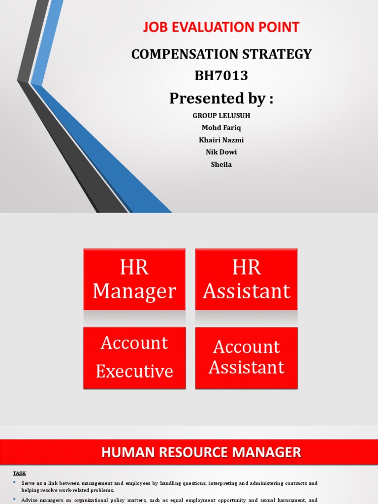 Job Evaluation Point Slide | PDF | Human Resources | Employment