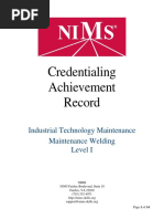 Welder Skill Matrix Sheet | PDF | Welding | Construction