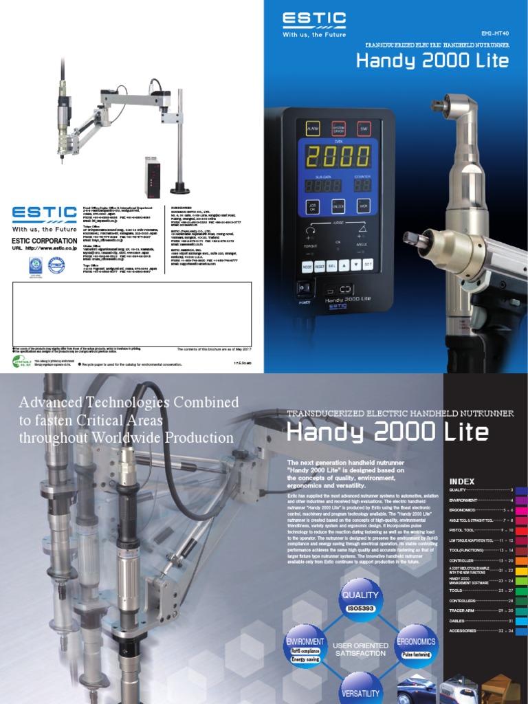 Handy2000Lite 2017 05 en | PDF | Electrical Connector | Switch