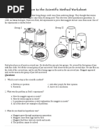 Brine Shrimp Lab Report | PDF | Experiment | Nature