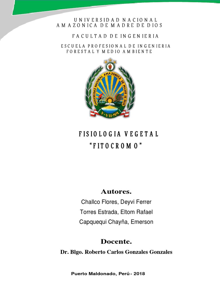 Fitocromo | Fisiología de las plantas | Plantas