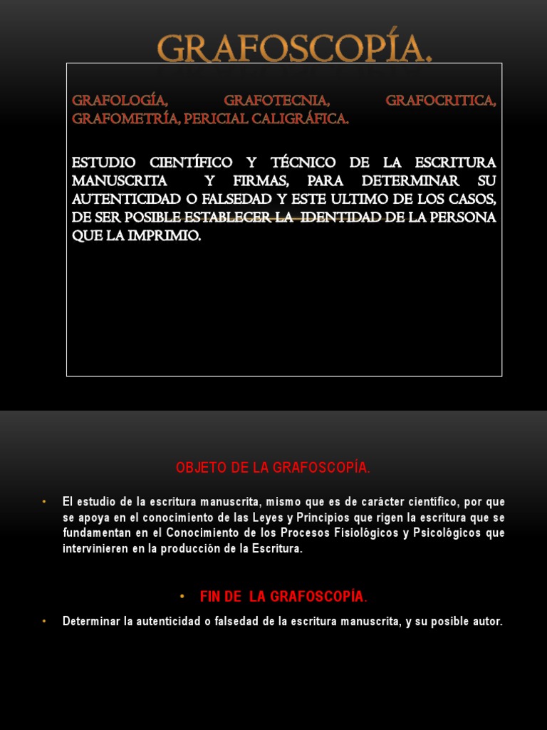 Fundamentos de la Grafoscopía | PDF | Escritura | Cerebro