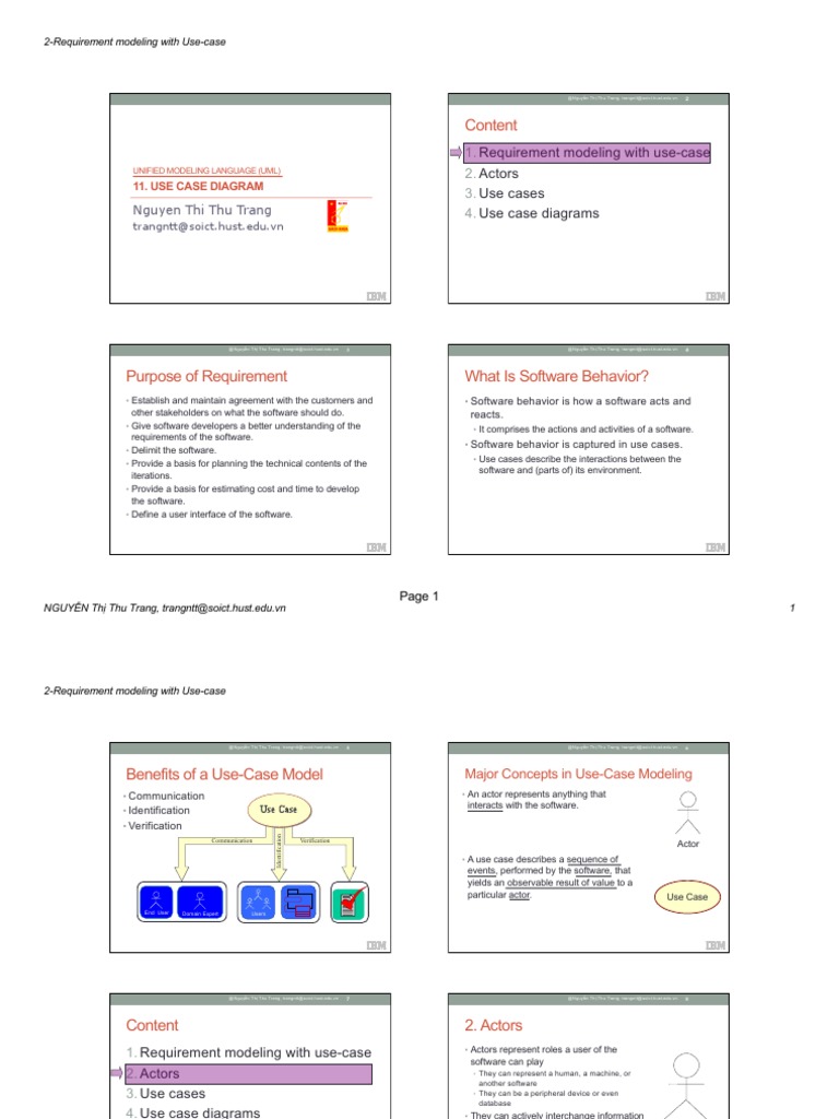 11-Use Case Diagram PDF | PDF | Use Case | Software Engineering