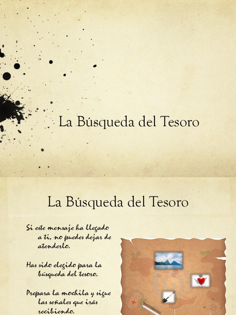 La Busqueda Del Tesoro Presentacion | PDF