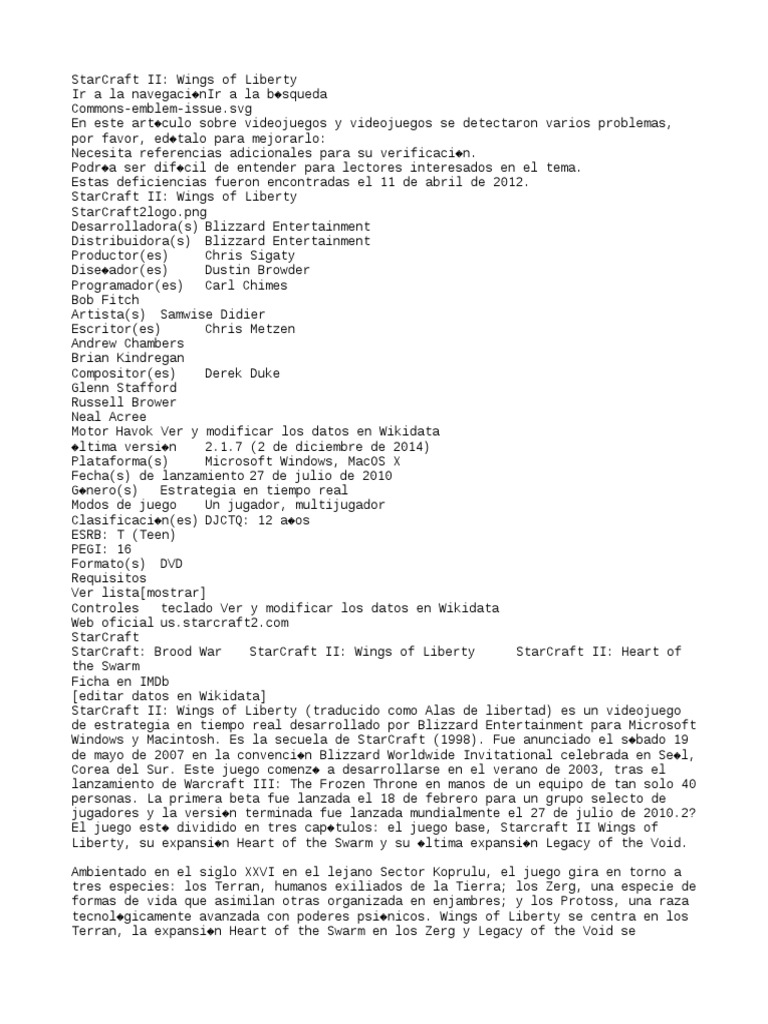Starcraft 2 | PDF | Blizzard Entertainment | Videojuegos de ciencia ...