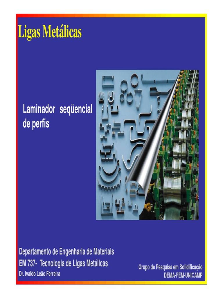 Processos de Fabricação de Ligas Metálicas | PDF | Fundição (metalurgia ...