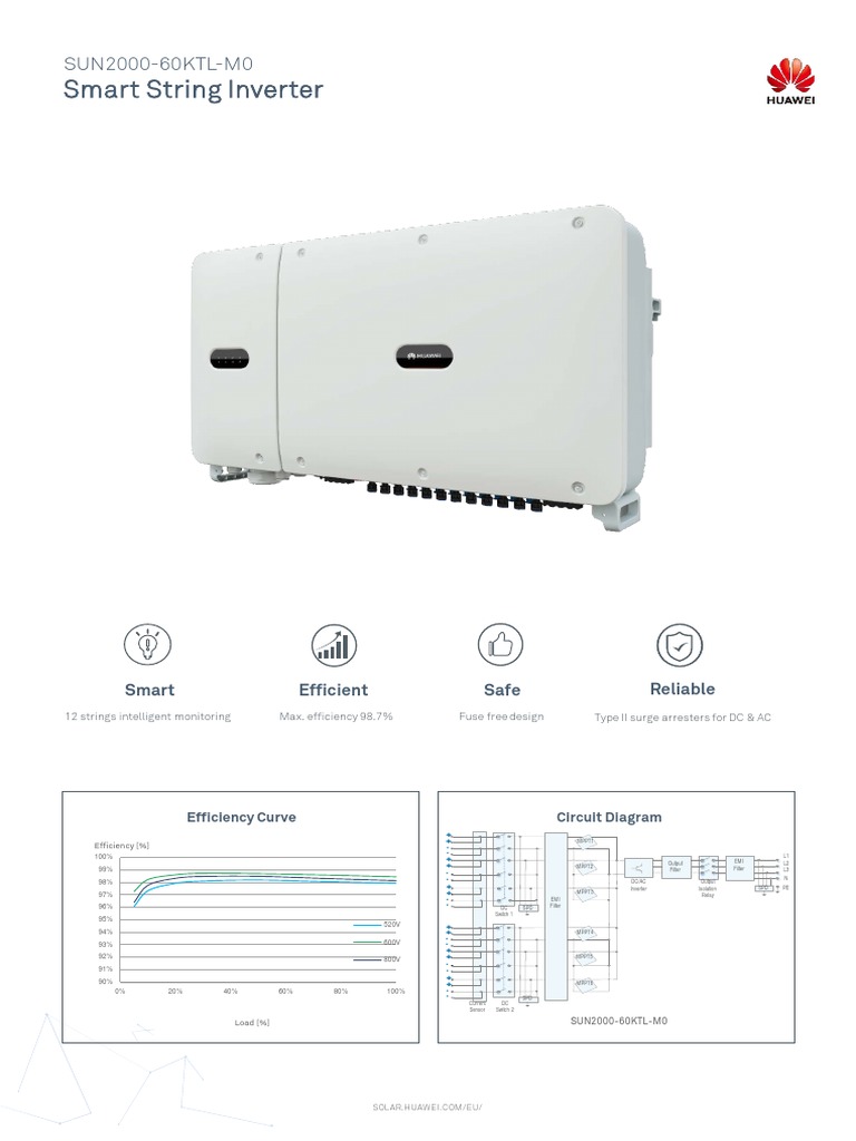 Manual Inversor Solar Huawei | PDF | Power Inverter | Alternating Current