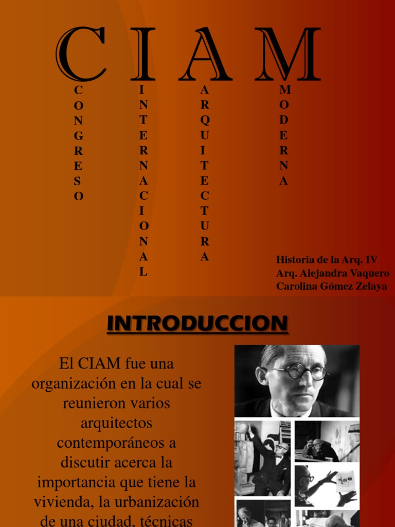 Ciam | PDF | Diseño arquitectonico | Arquitectura