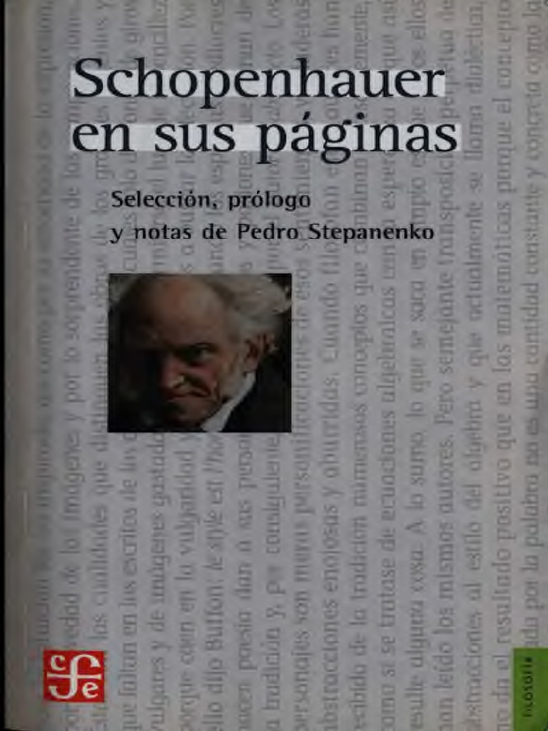 Schopenhauer en Sus Paginas Stepanenko PDF | Descargar gratis PDF | Immanuel Kant | Conocimiento