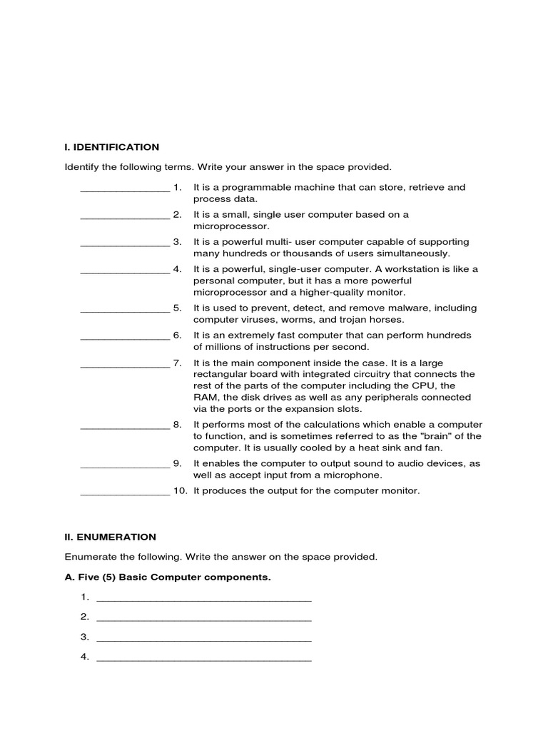 Grade 8 | PDF | Input/Output | Central Processing Unit