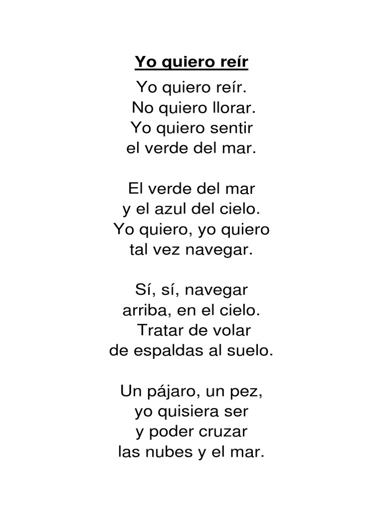 Yo Quiero Reír-Poster | PDF