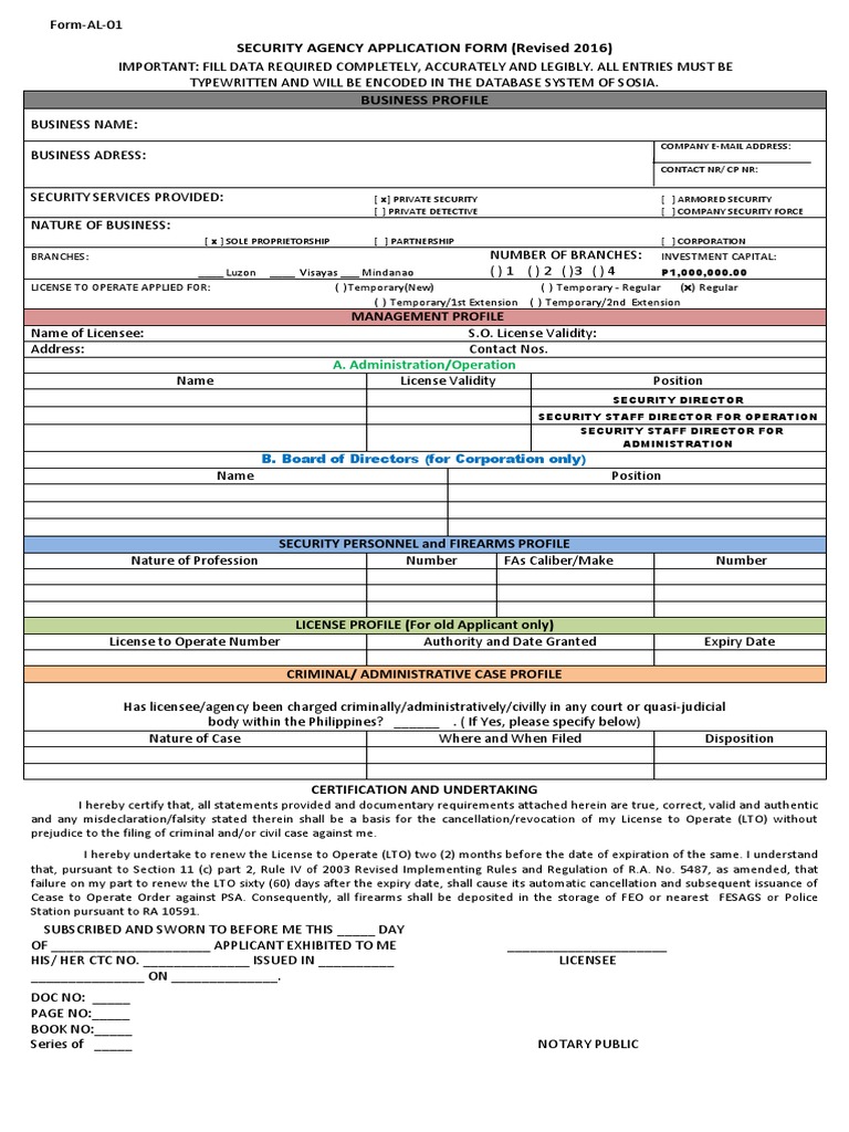 AL-01 | License | Government Information