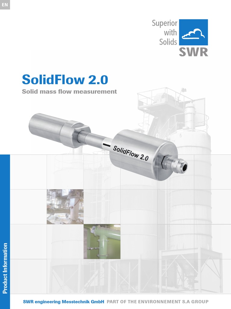 SolidFlow 2.0 Datasheet | PDF | Pipe (Fluid Conveyance) | Sensor