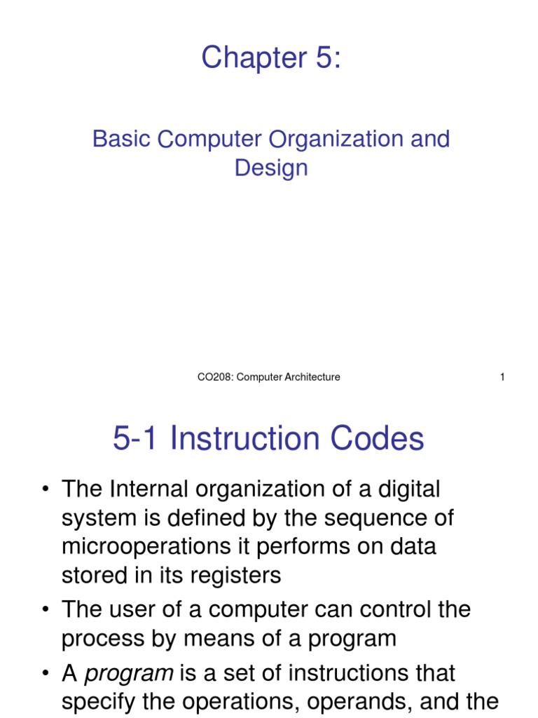 Computer Organisation and Design | PDF | Central Processing Unit | Input/Output