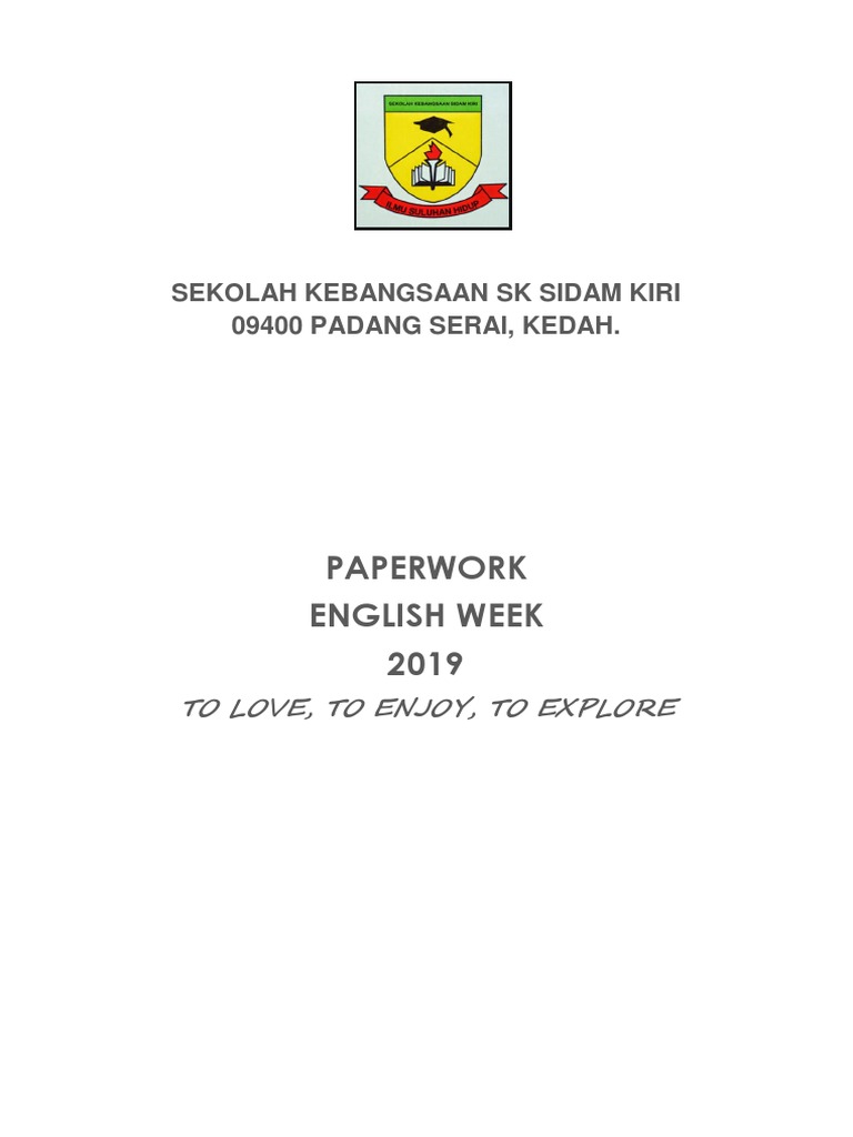 English Week Paperwork Pdf Languages Language Arts Discipline