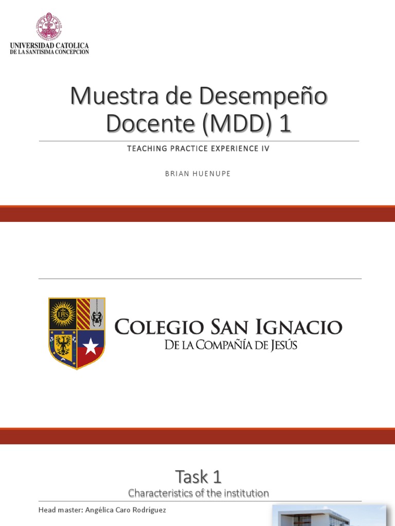 MDD 1 Presentation | PDF | Classroom | Teaching