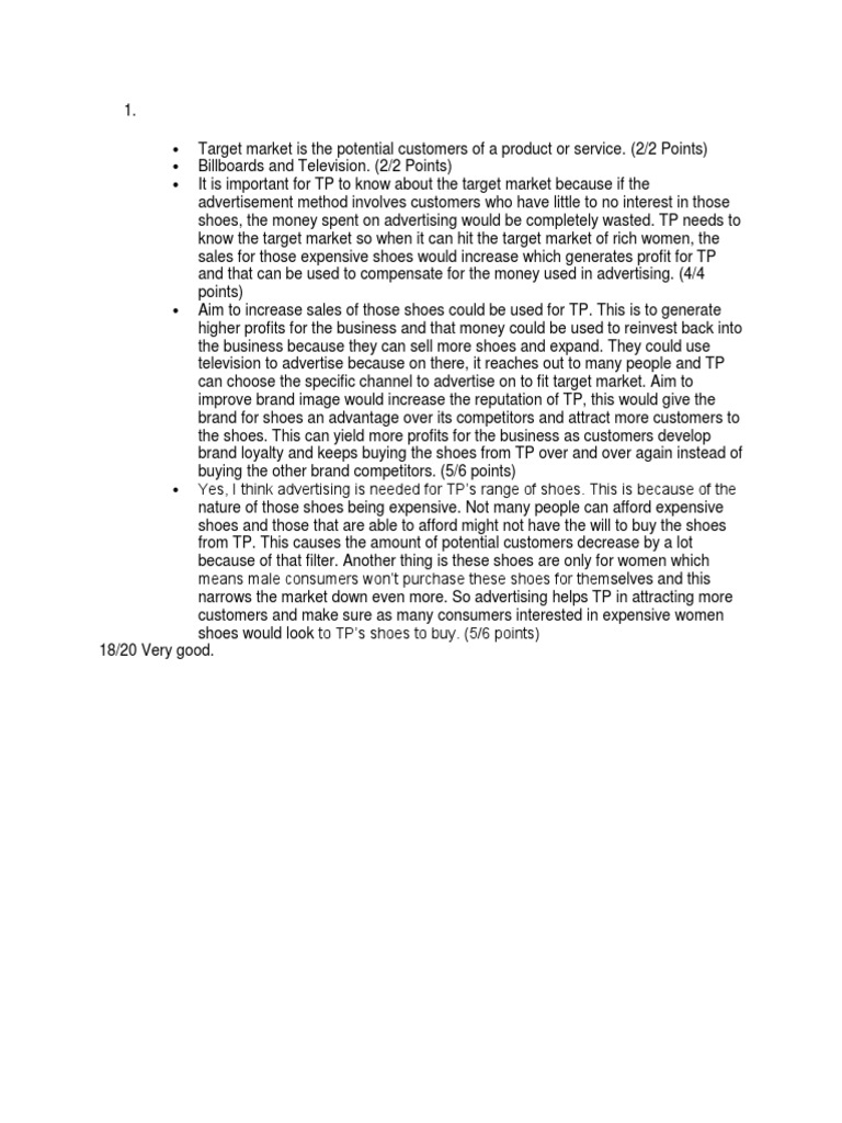 Stephen - Business Studies Exam Style Question 1 Page 196 | PDF