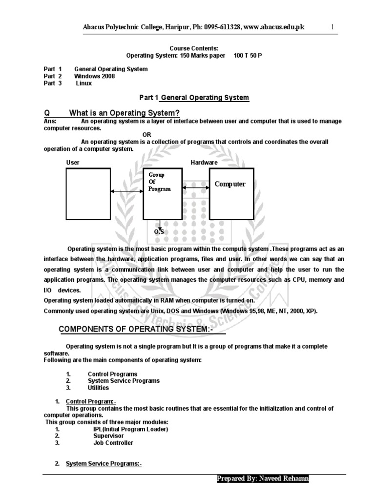 Operating System Notes PDF | PDF | Operating System | Scheduling ... Operating System Notes PDF | PDF | Operating System | Scheduling ...
