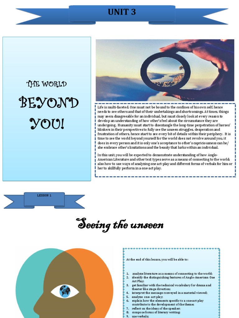 Unit 3-Lesson 1 | PDF | Tragedy | Plot (Narrative)