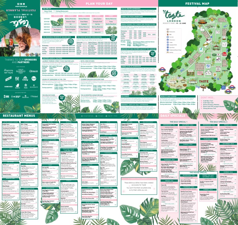 Taste of London June 2019: Event Guide | PDF | Cooking | Food And Drink ...