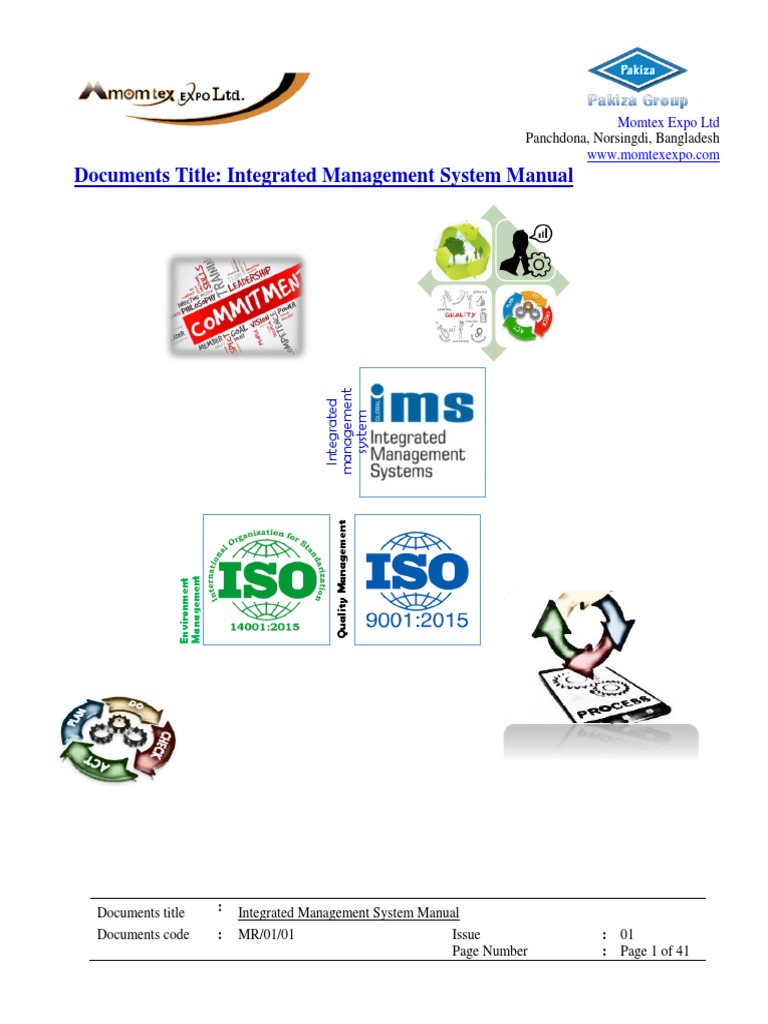 54 IMS Manual | PDF | Audit | Environmental Policy