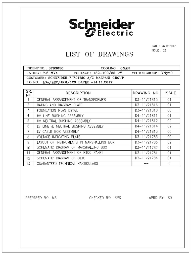 Transformer 7.5 MVA | PDF | Transformer | Materials