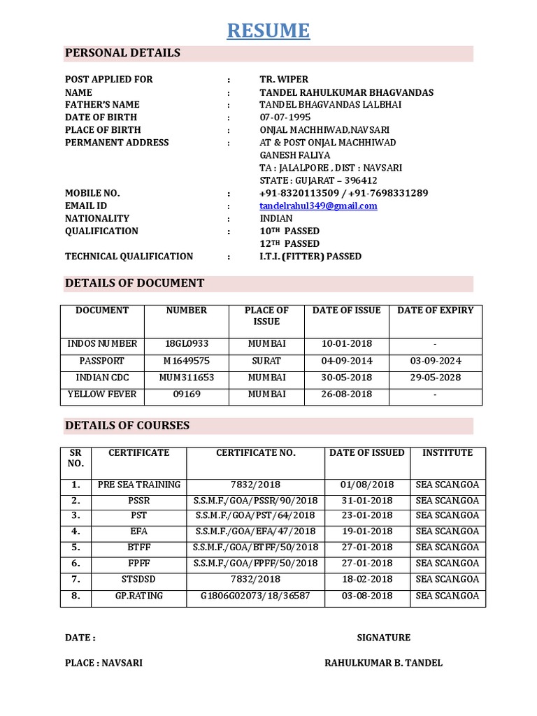 Tandel Rahul | PDF | Government And Personhood