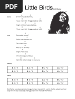 3 Little Birds MASTER PLAN | PDF | Song Structure | Elements Of Music