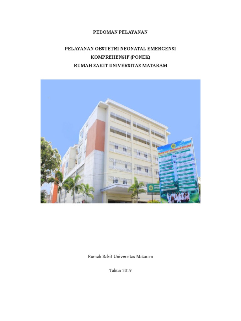 Pedoman Pengorganisasian Ponek | PDF