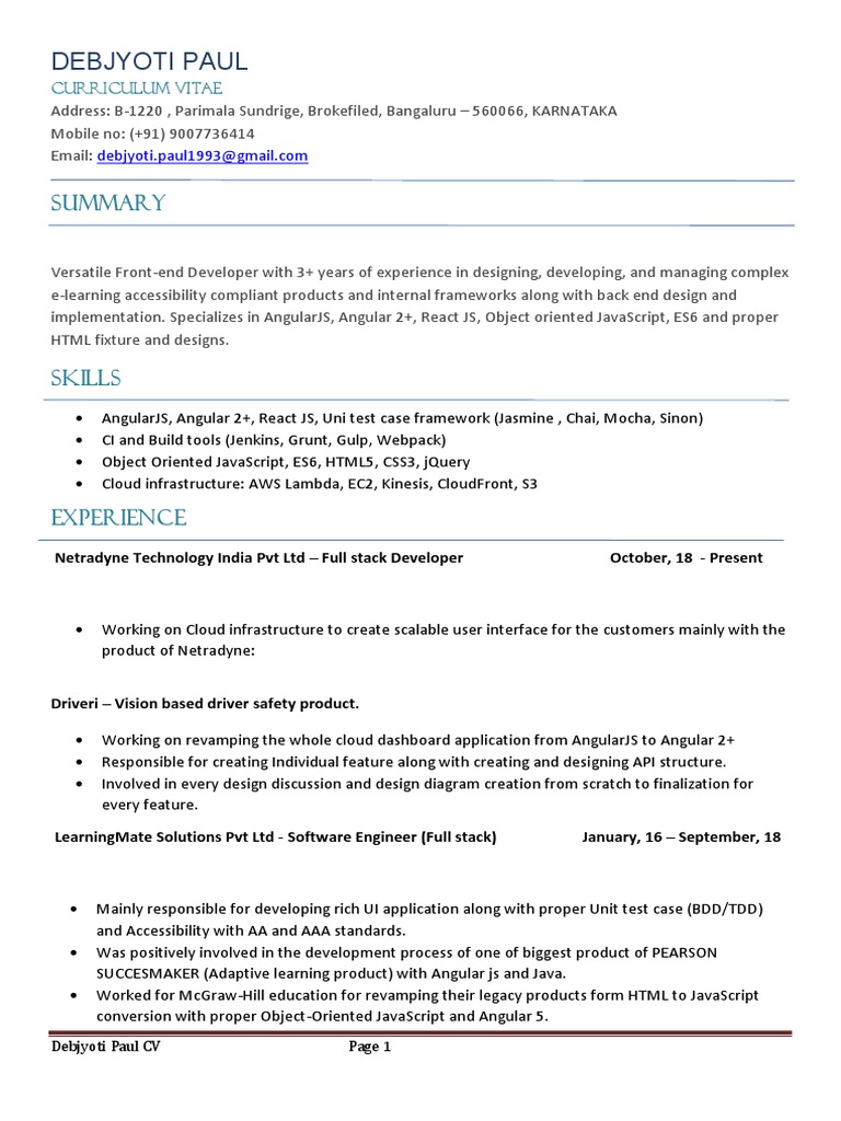 Versatile Front-End Developer Seeking New Opportunities with Over 3 Years of Experience Working ...