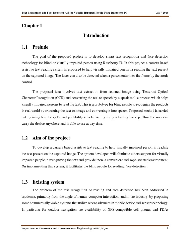 Text and Face Detection | PDF | Raspberry Pi | Optical Character Recognition