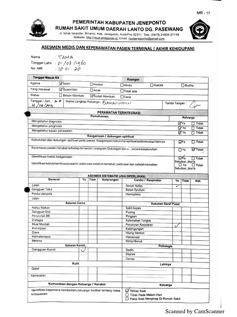 Pasien Terminal 1 | PDF