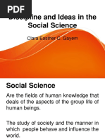 The Nine Social Science Disciplines | PDF | Linguistics | Social Science