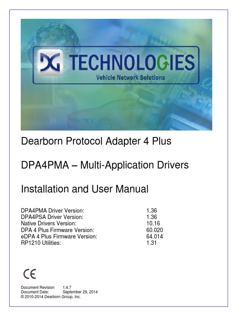 DPA4PMA User Manual | PDF | Usb | Device Driver