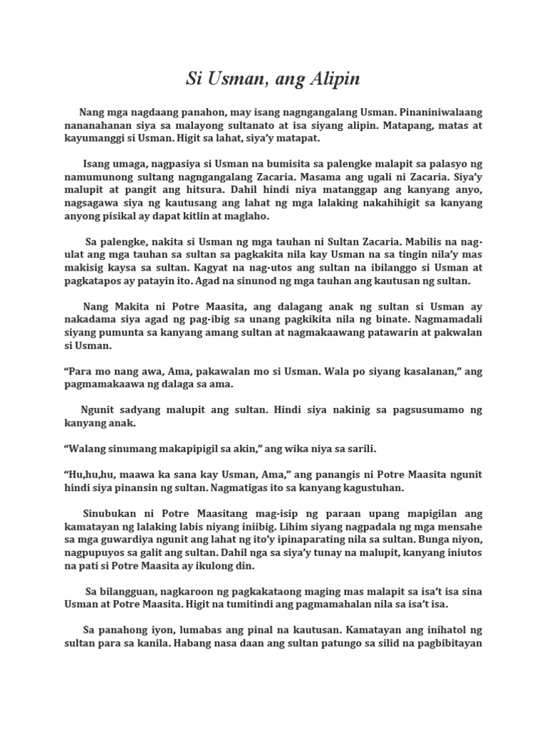 Si Usman | PDF
