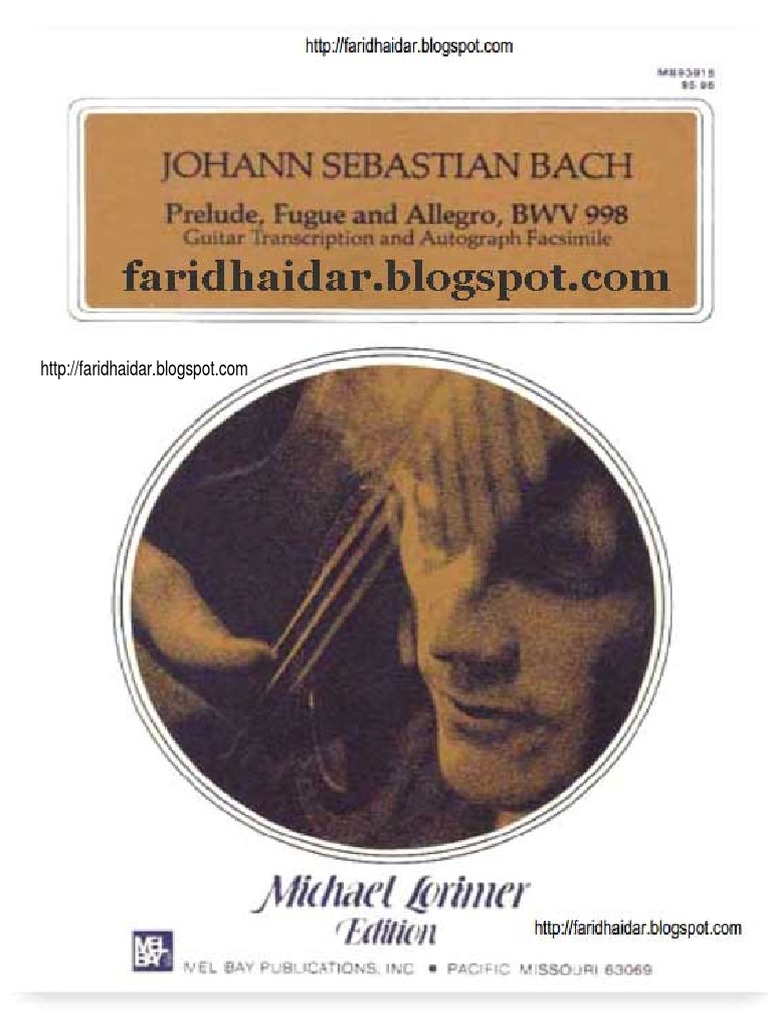 J.s.bach-Michael Lorimer PDF | PDF