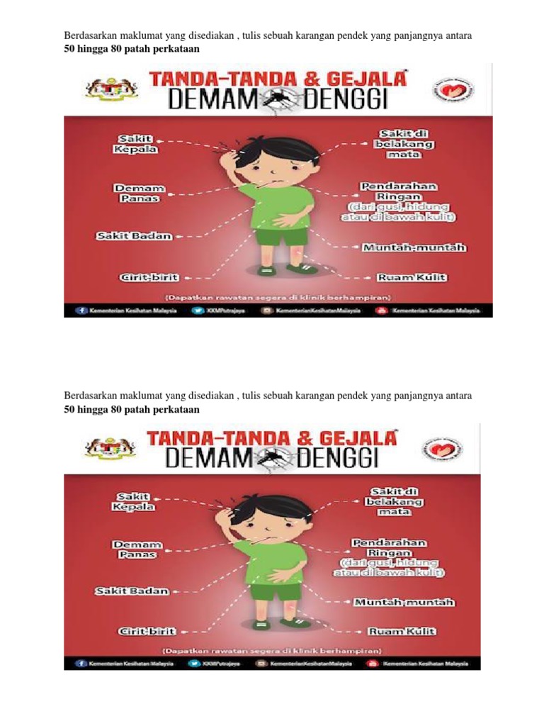 Karangan Pendek Tanda Demam Denggi | PDF