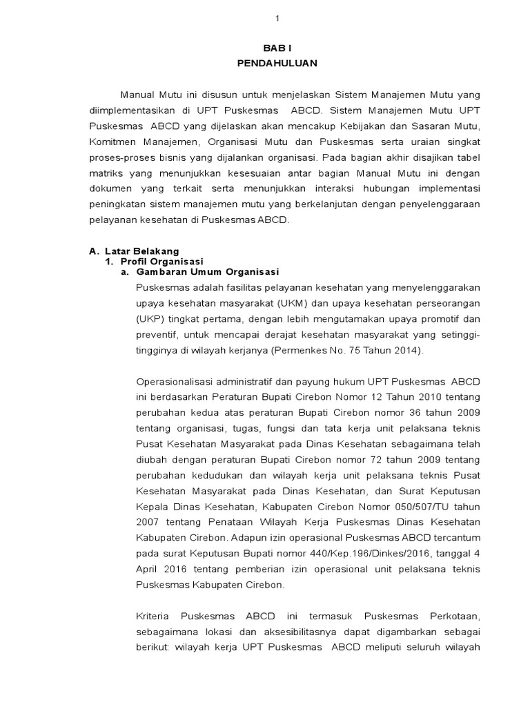 3.1.1.3.manual Mutu Abcd | PDF