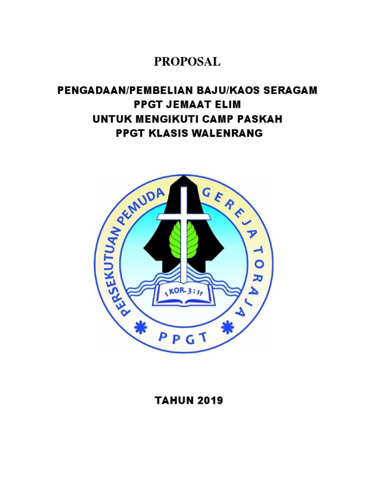 Proposal Kegiatan Pengadaan Baju | PDF