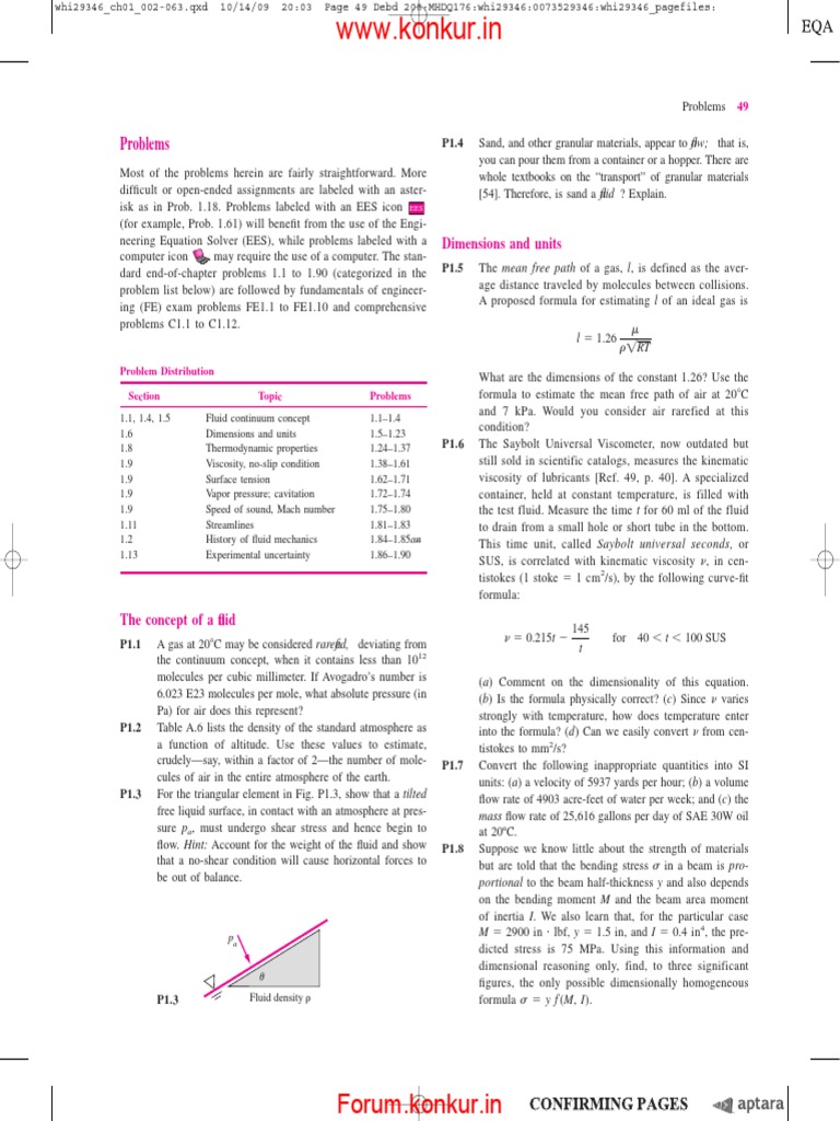 Fluid Mechanics White (7th Edition) | PDF | Viscosity | Pressure